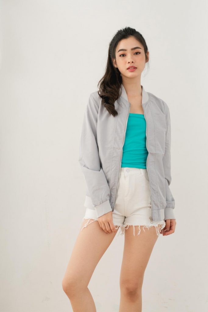 UNISEX Bomber Pongee Jacket - MyTeeMyPrint